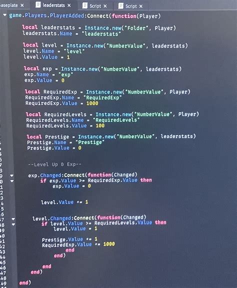 Leveling System Not Working Solved Scripting Support Developer