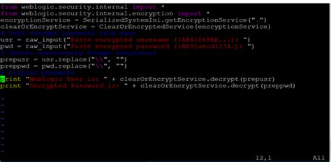 Soms Oracle Iam Blog Decrypt Weblogic Credential Bootproperties Credential