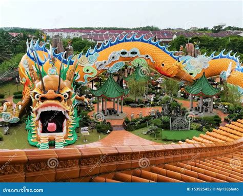 World`s Largest And Longest Dragon Statue And Tunnel In The World At Yong Peng Johor Malaysia