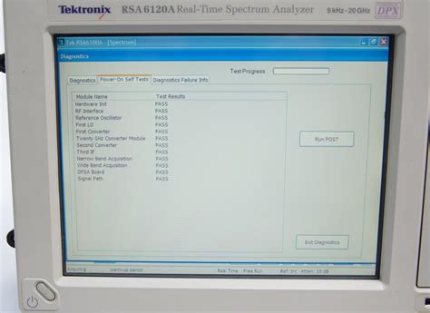 Tektronix RSA A Real Time Spectrum Analyzer KHz To GHz With Options InStock Com