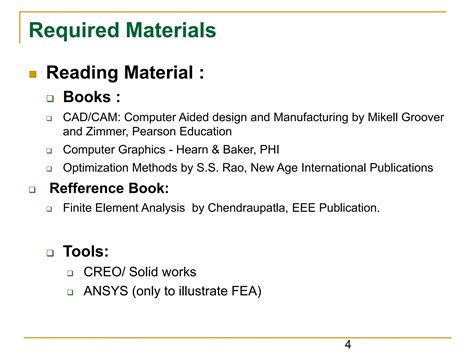 Introduction To Computer Aided Design Ppt 3 D Graphics Computer Software And Applications