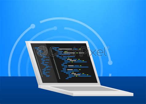 Digital Java Code Text Computer Software Coding Vector Concept