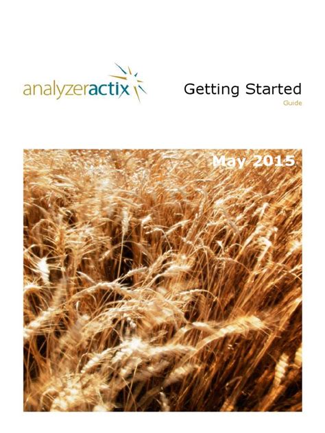 Actix Analyzer Getting Started Guide Pdf File Format Tab Gui
