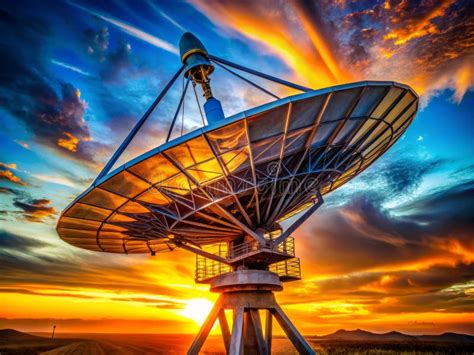 Advanced Satellite Radar System For Space Surveillance Earth Observation And Orbital Tracking