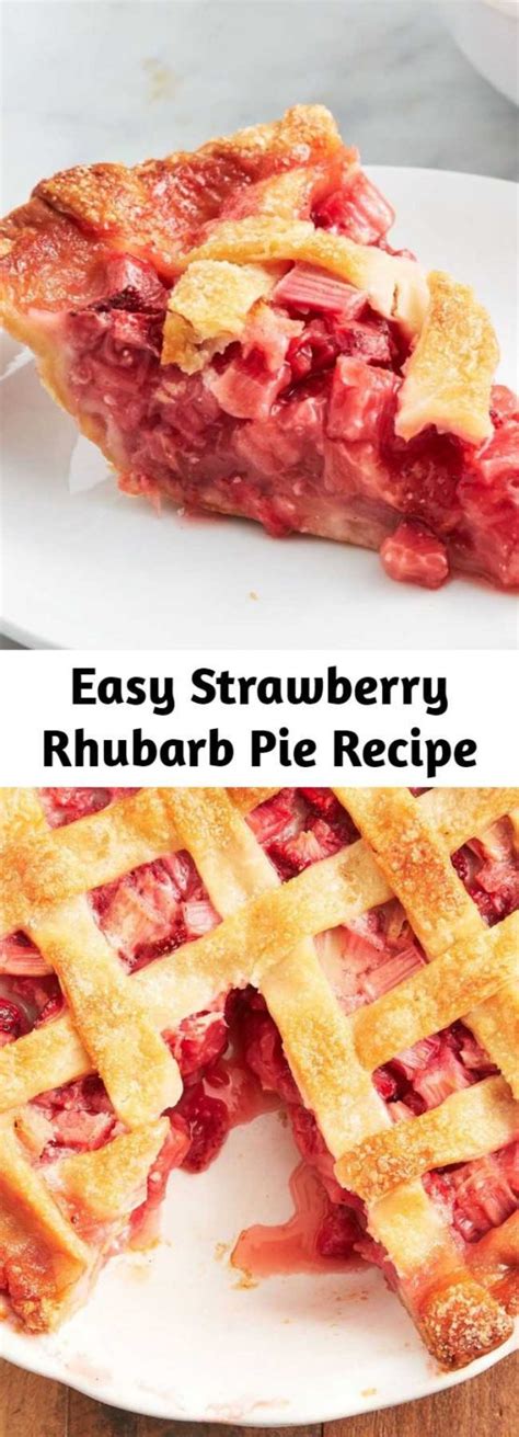 Easy Strawberry Rhubarb Pie Recipe Mom Secret Ingrediets