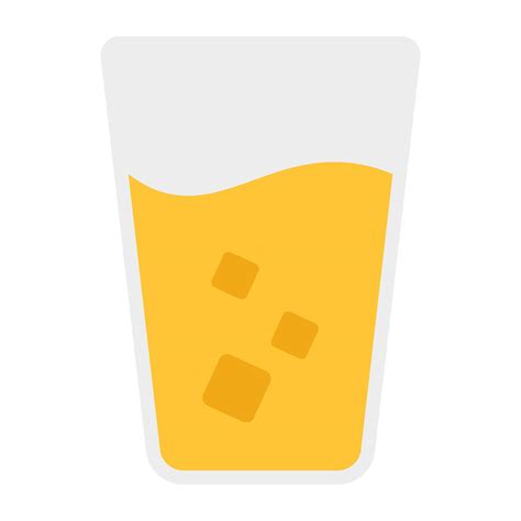 A Flat Design Icon Of Fizzy Drink 41035497 Vector Art At Vecteezy