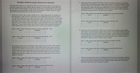 Principles Of Macroeconomics Homework Points Chegg Com