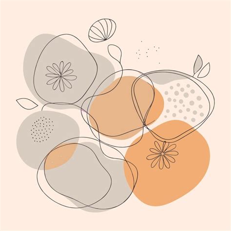 Flower Blob Illustration Premium AI Generated Vector