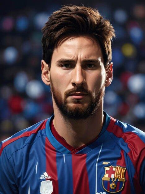 Premium Ai Image Lionel Messi A Captivating Portrait Of Greatness