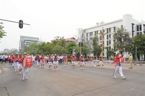 Mpt ກຕສ ຈັດກິດຈະກຳຍ່າງເພື່ອສຸຂະພາບສະເຫຼີມສະຫຼອງວັນໄປສະນີ ແຫ່ງຊາດ ແລະ