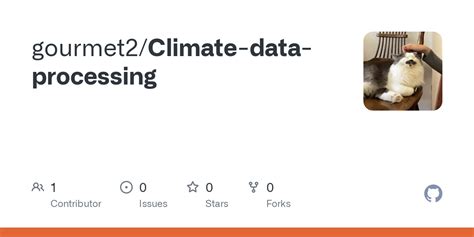 Github Gourmet2climate Data Processing
