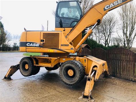 Case Wx185 High Rised Wheeled Scrap Handler C W 5 Tine Grab Year 2005