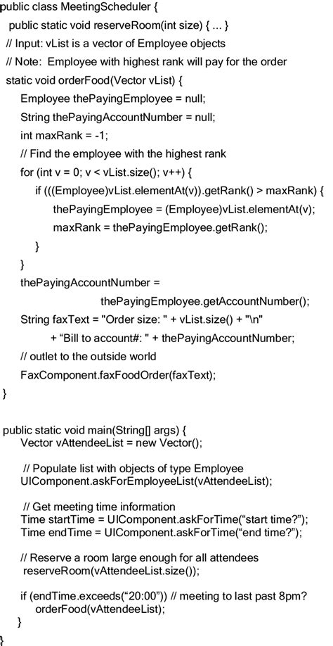 Nsecure Java Code Implementing The Meeting Scheduler Download