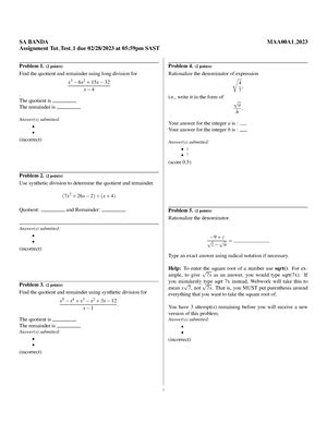Chapter Part Memo TUT MEMO Chapter Part Tutorial Questions And Answers Both