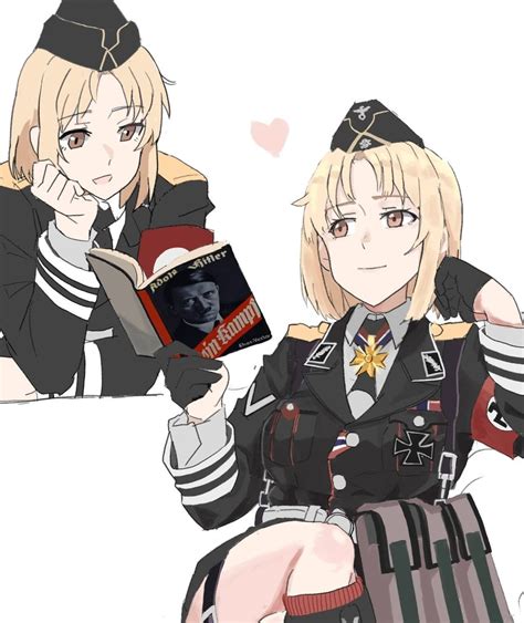 Mp40 And Adolf Hitler Girls Frontline Drawn By Wani Perfect Han