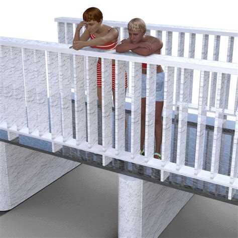 My First Bridge Corrected D Render Digital Art By DoroThee