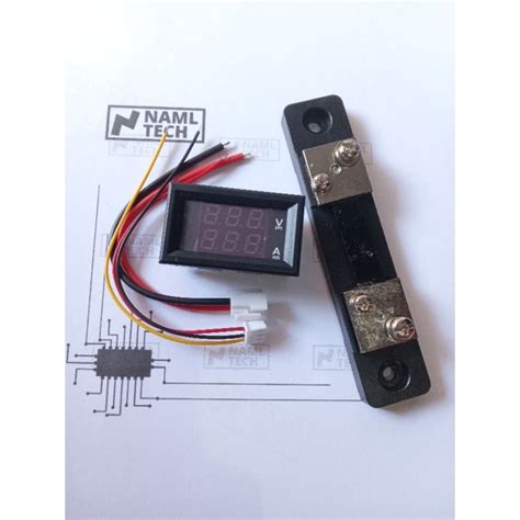 Jual Voltmeter Amperemeter 50a 100v Volt Meter Ampere Meter 50a 100vshunt 50a Current Shunt