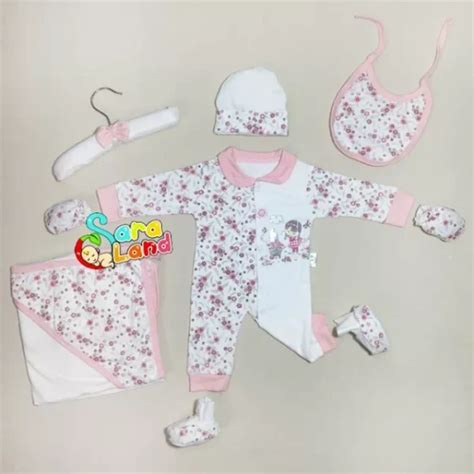 خرید و قیمت ست لباس بیمارستان نوزادی 7 تکه نیو استار طرح دختر و خرگوش ترب