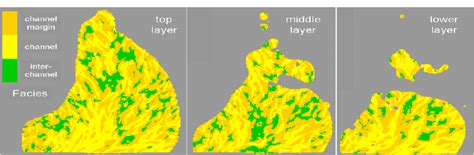 oblique view of snesim mps realization using all well data and soft