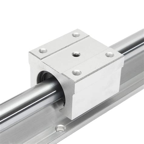 Machifit Sbr16 500mm Linear Rail Optical Axis Guide With 2pcs Sbr16uu Bearing Blocks Cnc Parts