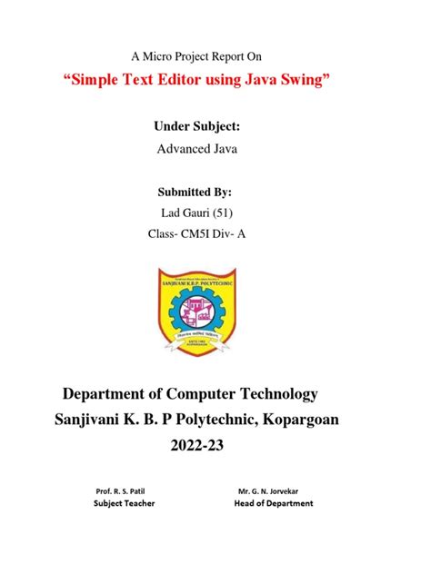 Ajp Mp Pdf Menu Object Oriented Programming