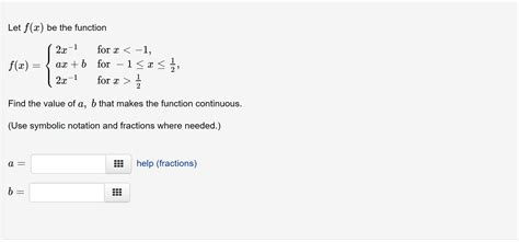 solved let f x be the function 1 f x 2x for x