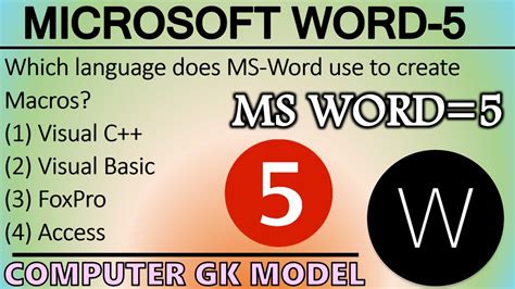 Top 500 Microsoft Word Gk Mcq [pdf] 2022 Ms Word Gk Pdf Computer