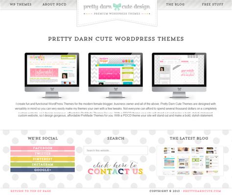 Cute Website Designs Kim Joy Fox