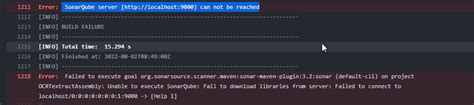 Docker SonarQube Server Localhost 9000 Can Not Be Reached