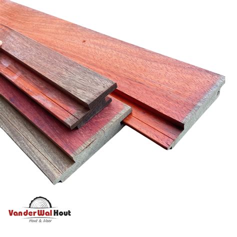 Padoek Barcode Profiel 22x175x3250mm Van Der Wal Hout