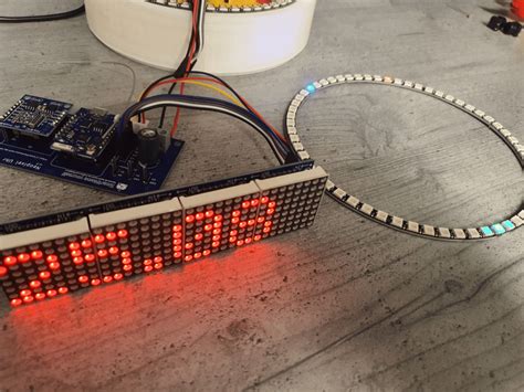 Neopixel Ring RGB Clock With ESPHome And Home Assistant
