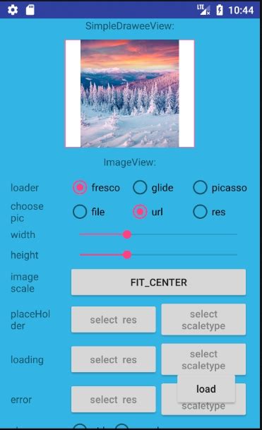 imageloader 图片加载框架的 api 封装 完全隔离第三方框架 api 设计参考 codekk androidopen