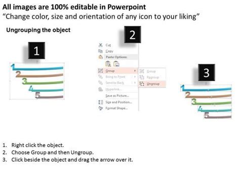 Business Diagram Five Staged Numeric Text Boxes For Data Representation