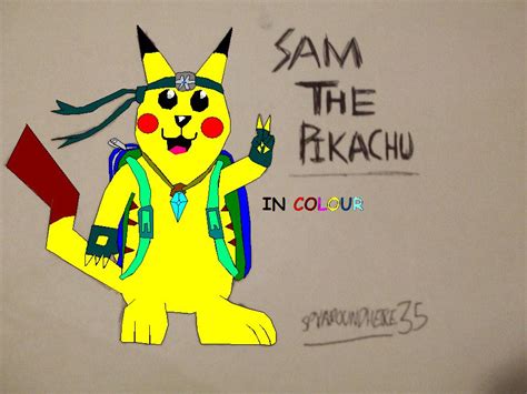 Sam The Pikachu In Colour By Spyaroundhere35 On Deviantart