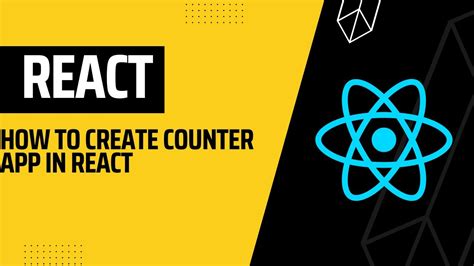 How To Create Counter App In React Reactjs Youtube