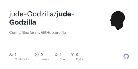 Github Jude Godzillajude Godzilla Config Files For My Github Profile Github Jude Godzillajude Godzilla Config Files For My Github Profile