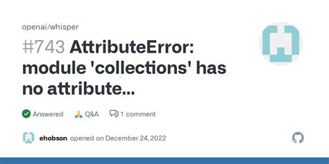 Attributeerror Module Collections Has No Attribute Mutablemapping