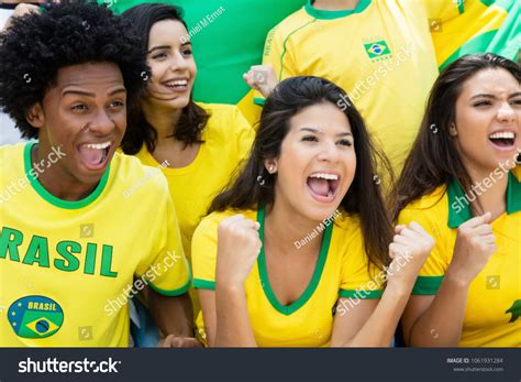 Brazilian Soccer Fans Girls