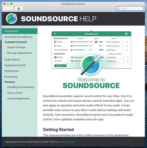 Rogue Amoeba The Soundsource Screenshot Gallery