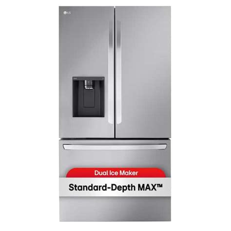 Have A Question About Lg 33 In W 25 Cuft Smart 3 Door French Door