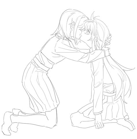 Nishikigi Chisato And Inoue Takina Lycoris Recoil Drawn By Molu