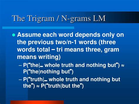 ppt speech and language modeling powerpoint presentation free