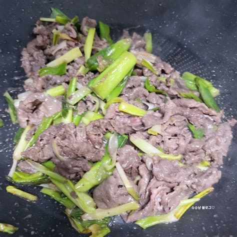 사리곰탕 육개장 라면 끓이기