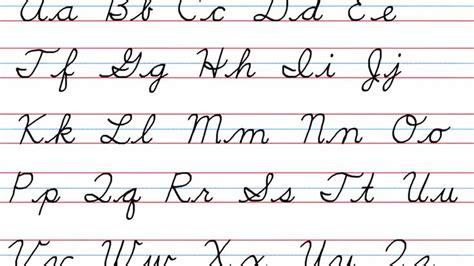 Cursive Handwriting Step By Step
