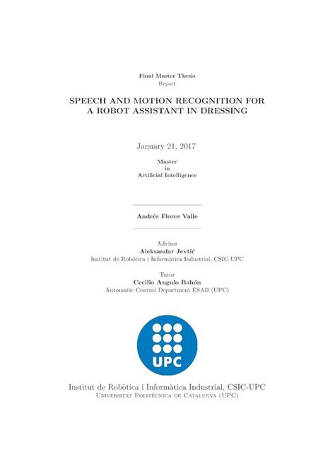 Pdf Speech And Motion Recognition For A Robot Microphone Array