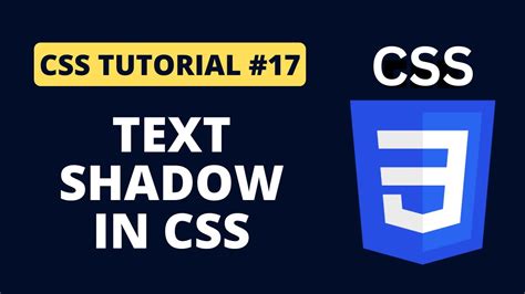 Css Tutorial 17 Text Shadow Property In Css Programming For Beginners Youtube