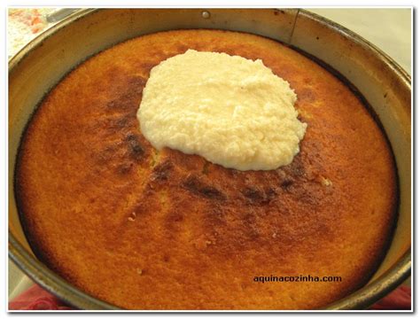 Bolo De Coco Com Leite Condensado