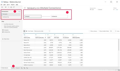 link a bex query with a hierarchy in tableau xtract universal helpcenter