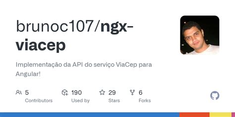 Github Brunoc107ngx Viacep Implementação Da Api Do Serviço Viacep