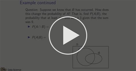 Conditional Probability And Bayes Theorem Conditional Probability Coursera
